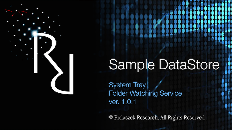 Sample DataStore System Tray – Video Tutorial – PIELASZEK RESEARCH
